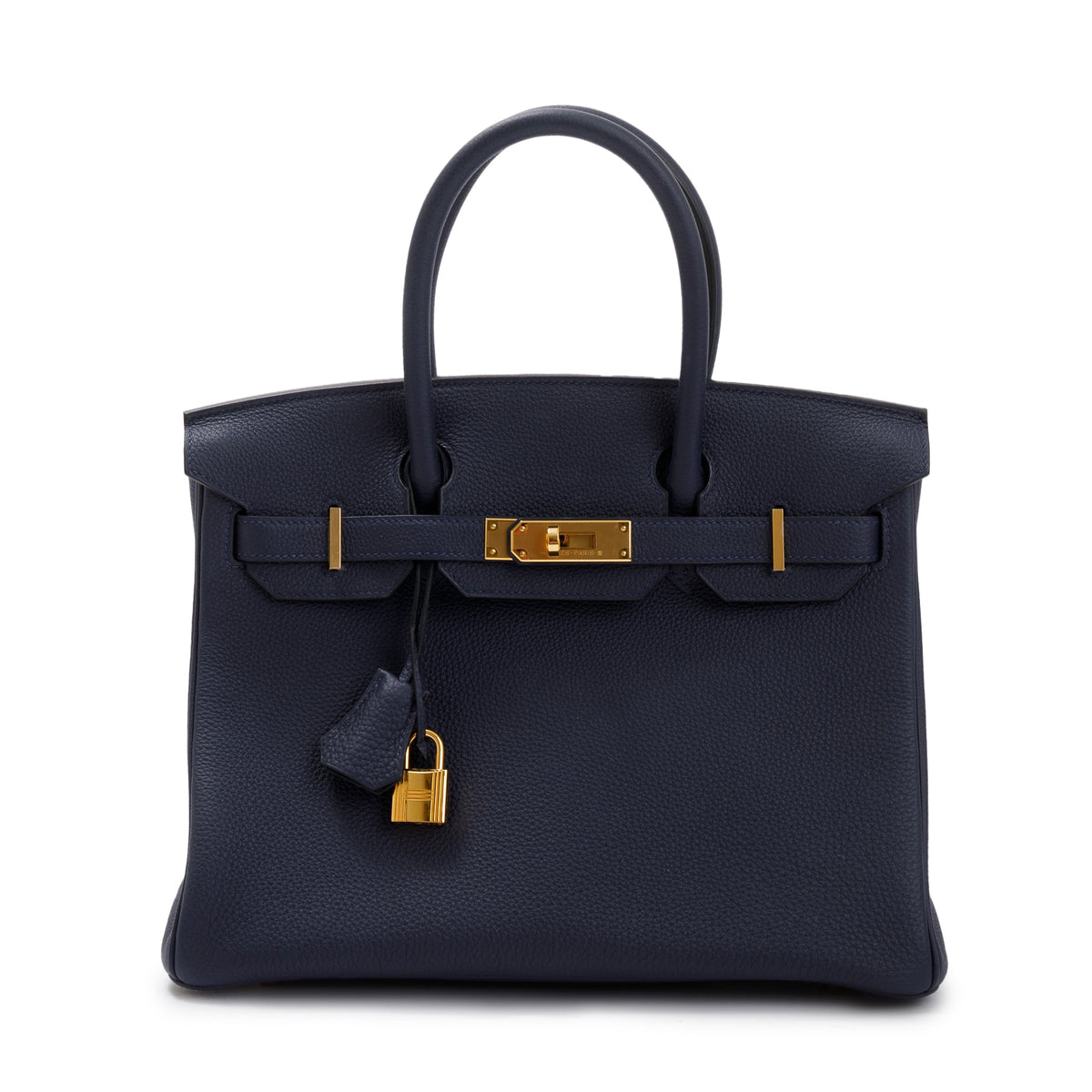 Hermes Bleu Encre Togo Birkin 30 w/ Box – OLIVER'S