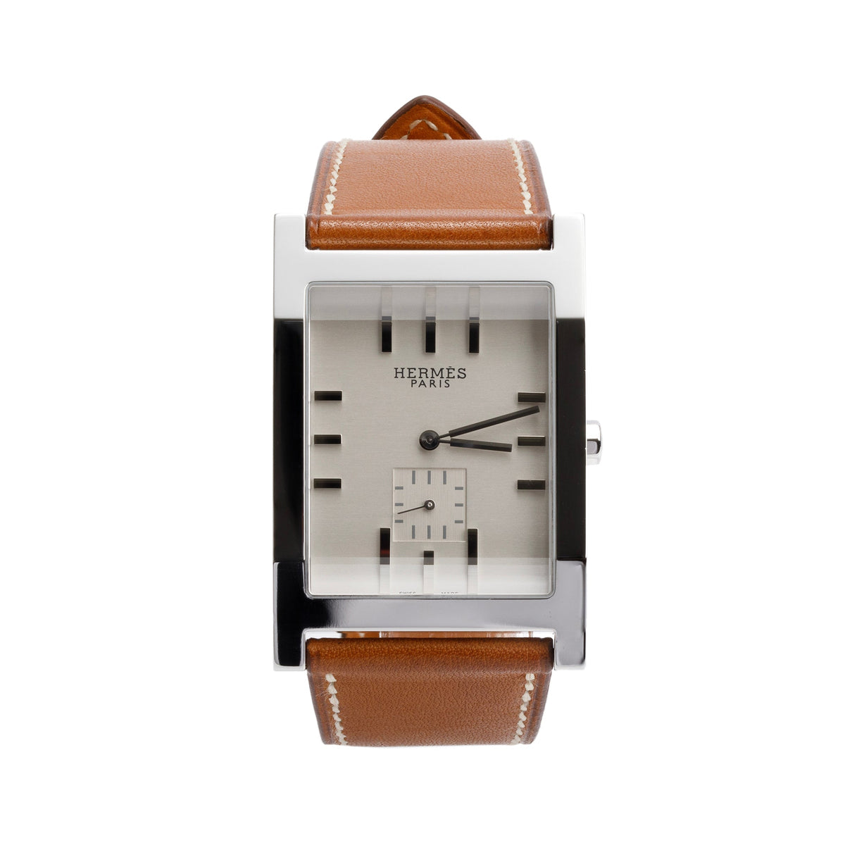 Hermes Stainless Steel Tandem 30 MM Watch w/ Box & Papers – OLIVER'S