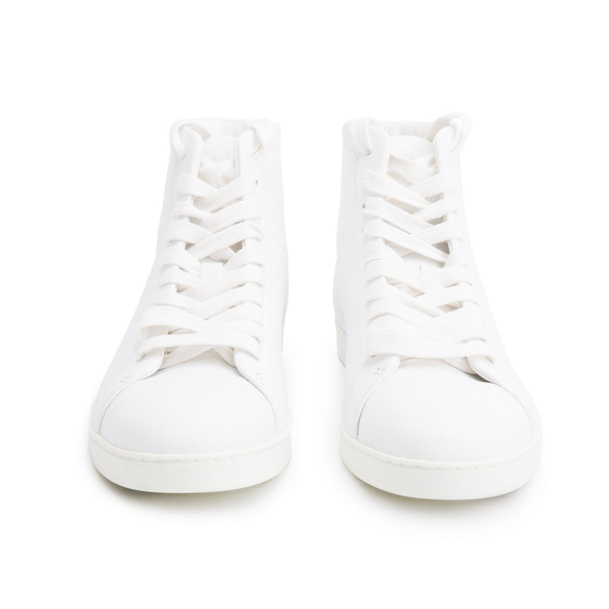 Jimmy Choo White Leather Colt High Top Sneakers, Size 38 – OLIVER'S