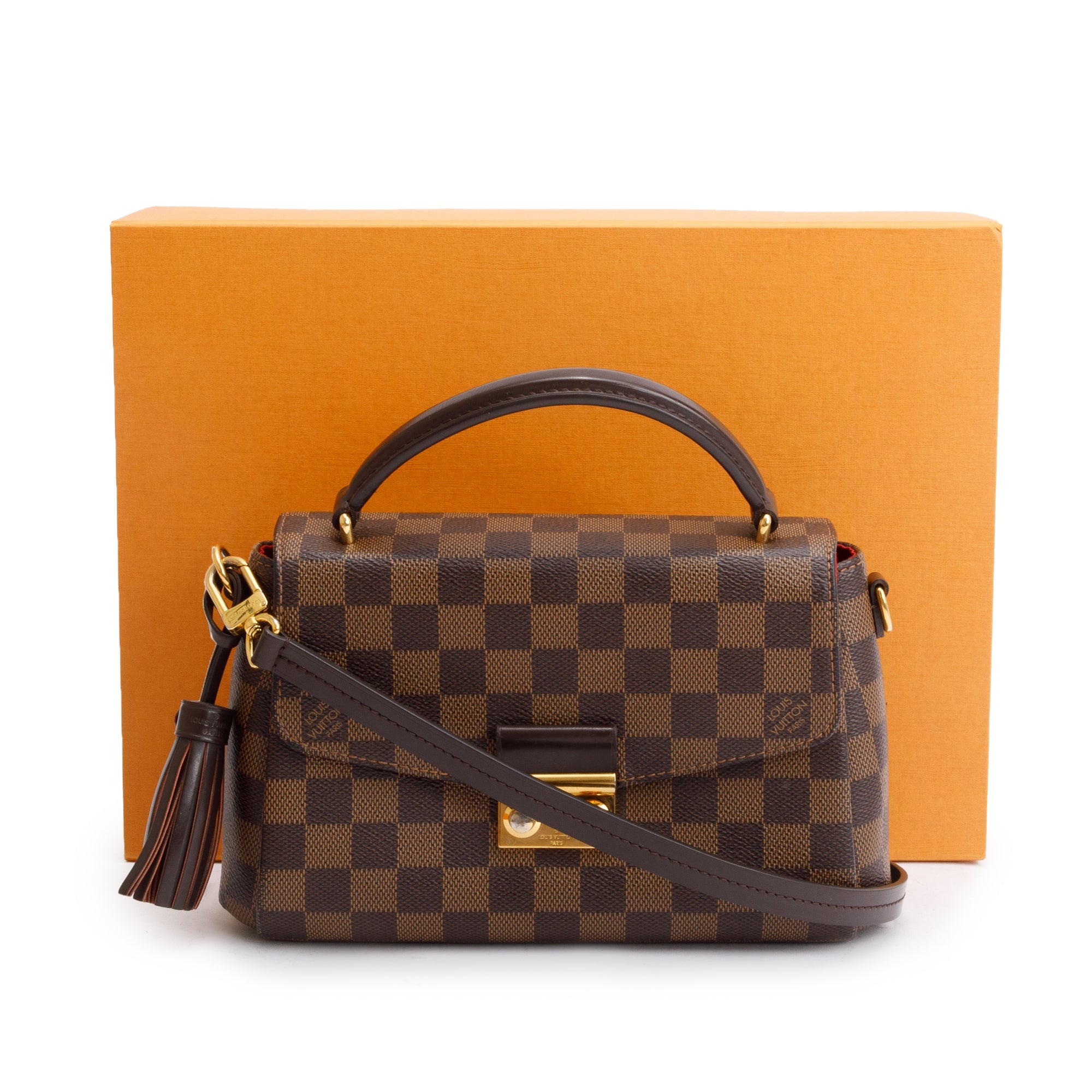 Louis Vuitton 2020 Damier Ebene Croisette w/ Box – OLIVER'S