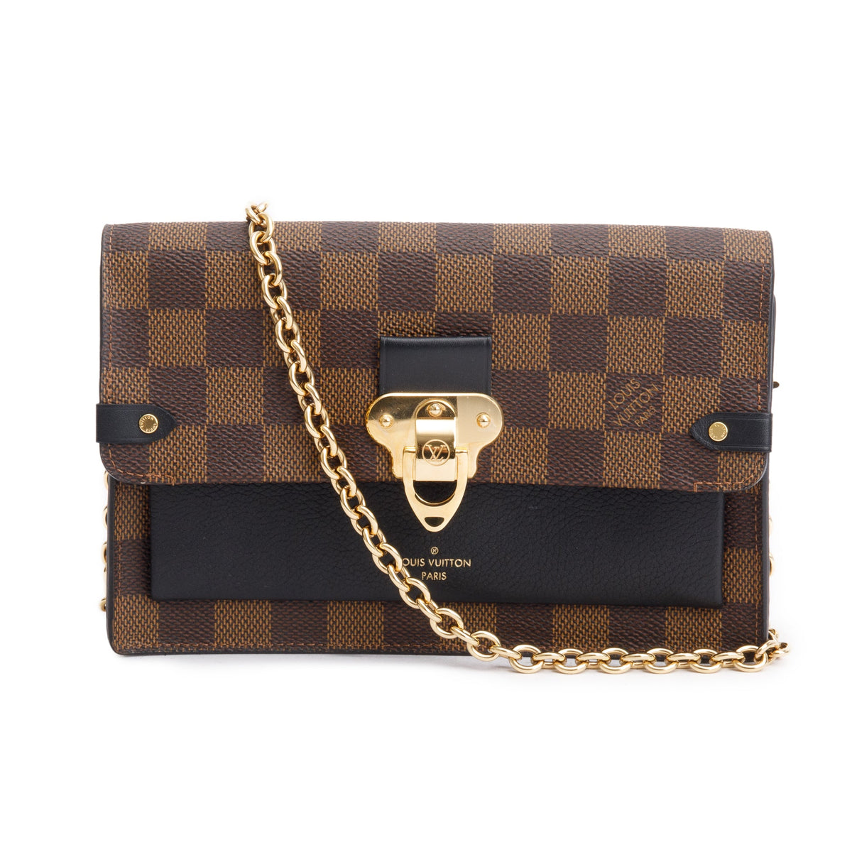 Louis Vuitton 2020 Damier Ebene Vavin Chain Wallet – Oliver Jewellery