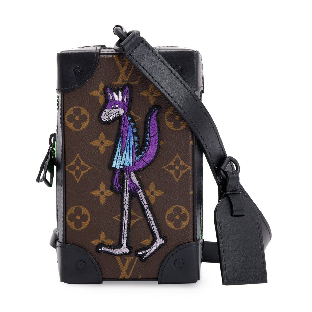 Louis Vuitton 2020 Monogram Cartoon Embroidered LV Friends Soft Trunk ...