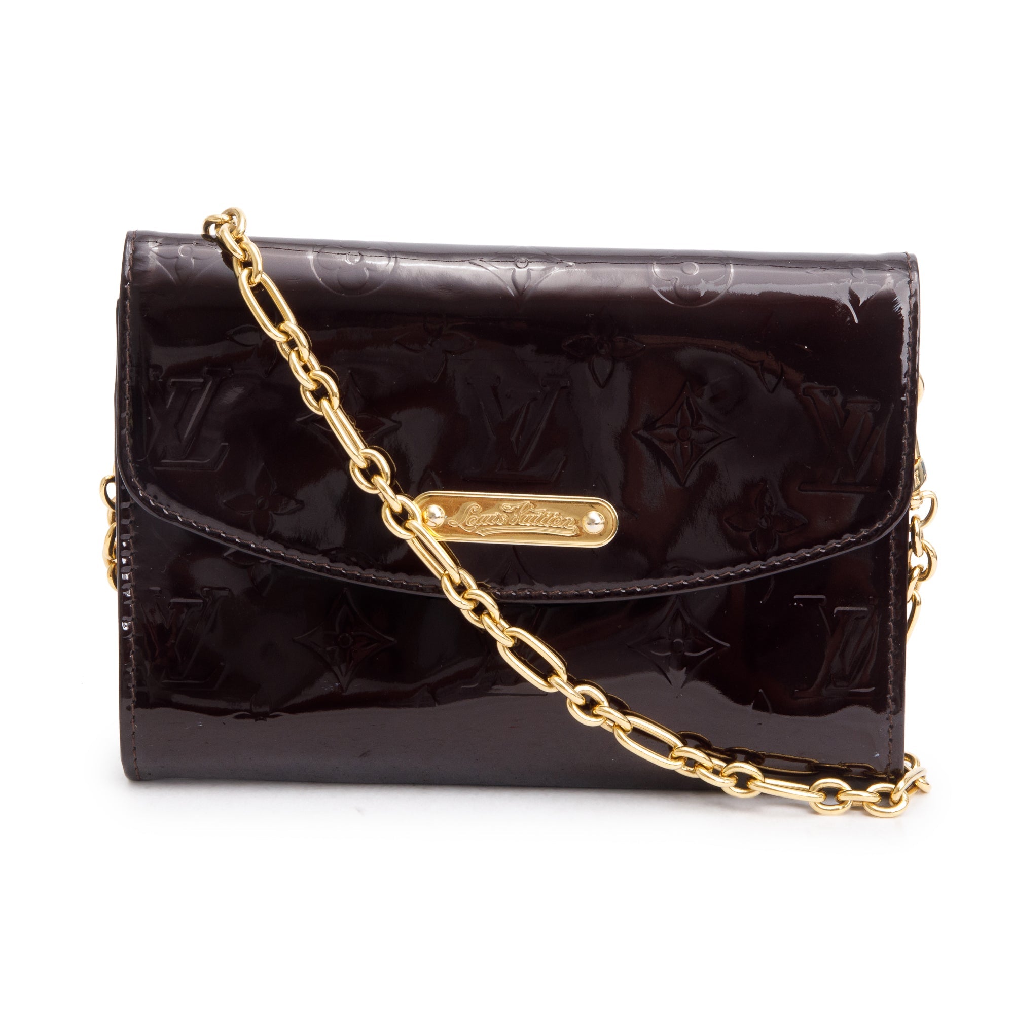 Louis Vuitton Amarante Monogram Vernis Patent Leather Bel Air – OLIVER'S