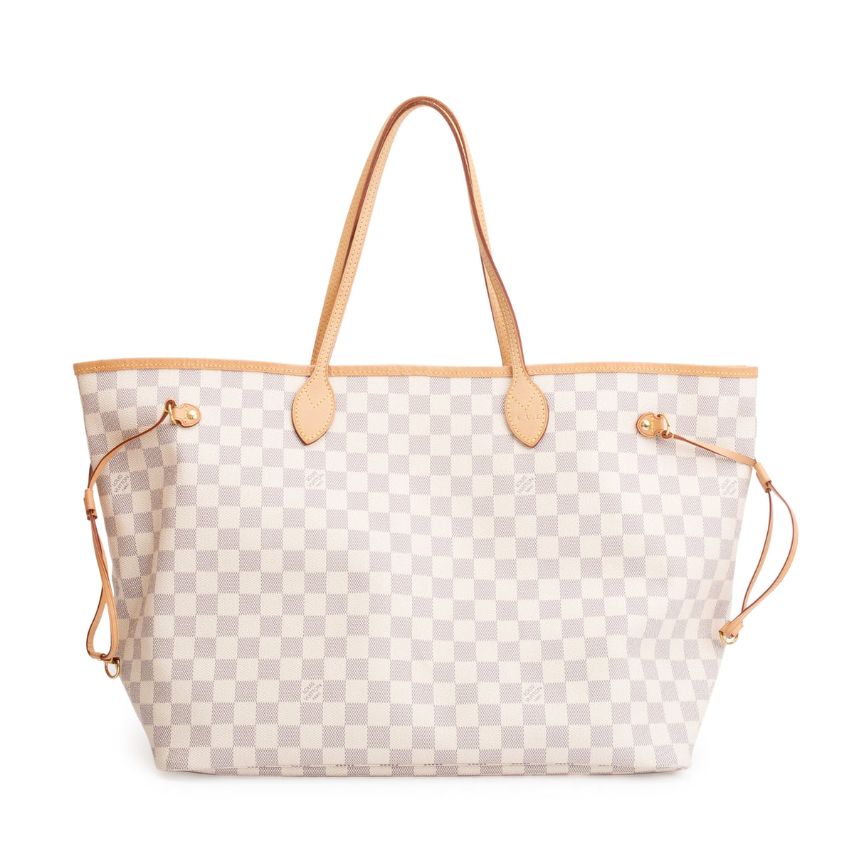 Louis Vuitton Damier Azur Neverfull GM w/ Pouch & Box – OLIVER'S
