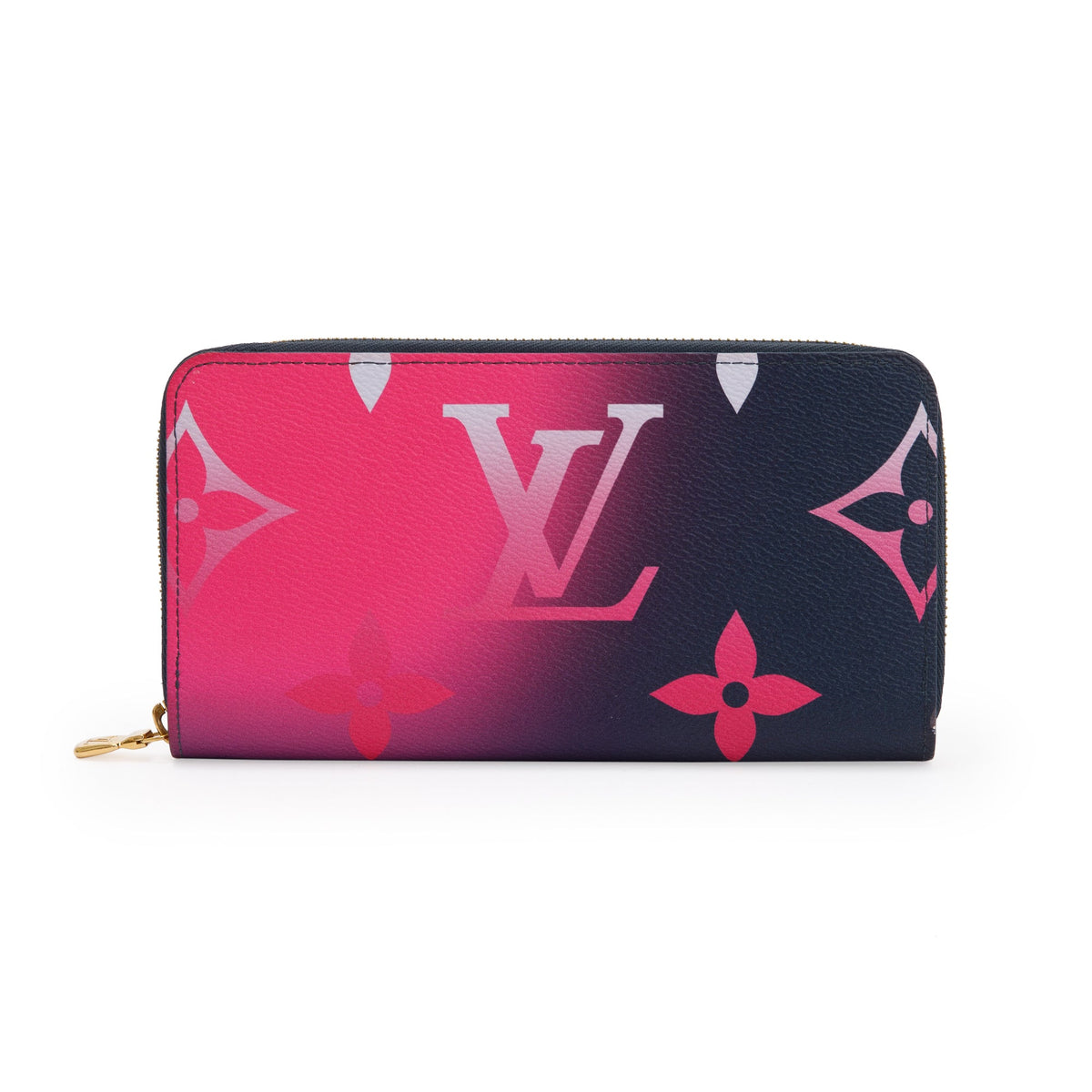 Louis Vuitton Giant Midnight Fuchsia Monogram Spring in the City Zippy ...