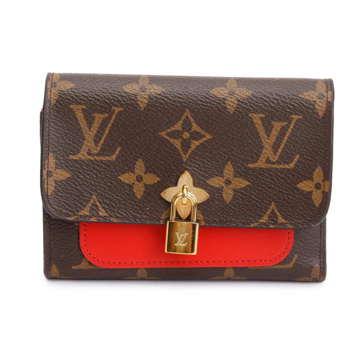 Louis Vuitton Monogram Flower Lock Compact Wallet – OLIVER'S
