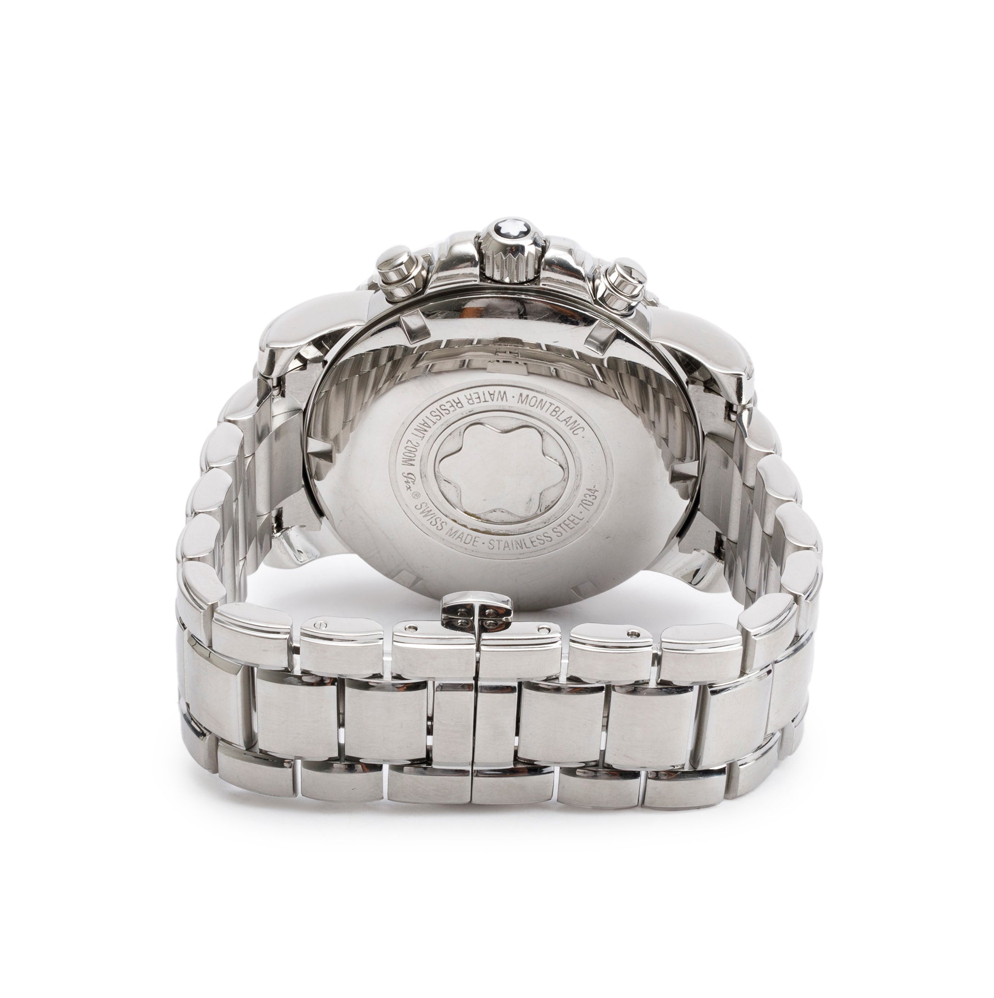 Montblanc Stainless Steel Sport 41 MM Chronograph Automatic Watch ...