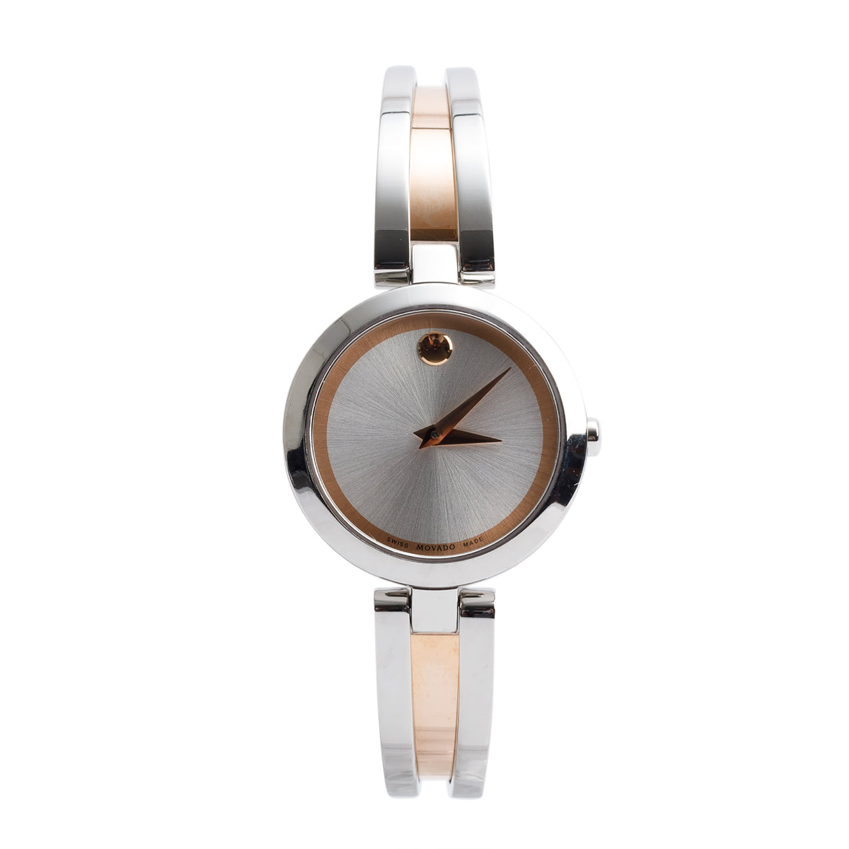 Movado Rose Gold-Plated & Stainless Steel Aleena 27 MM Quartz Watch ...