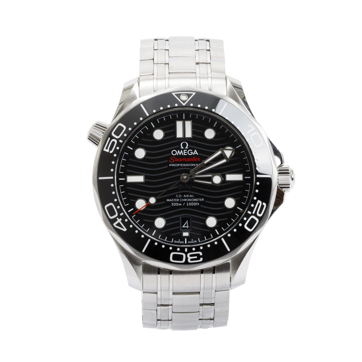 Omega 2023 Stainless Steel Seamaster Diver 300M Co-Axial Chronometer 4 ...
