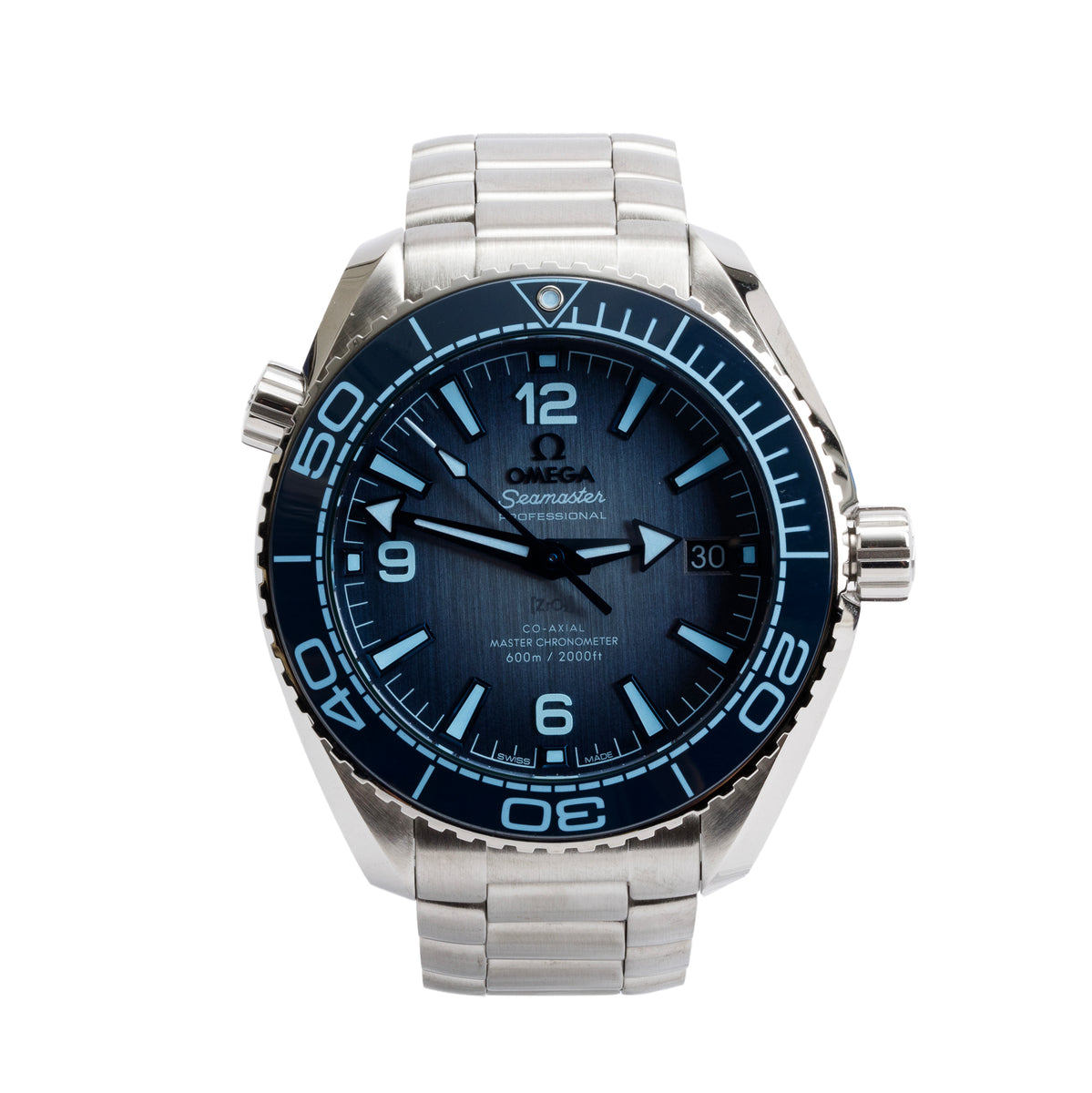 Omega 2024 Stainless Steel Seamaster Planet Ocean 600M Co-Axial Master ...