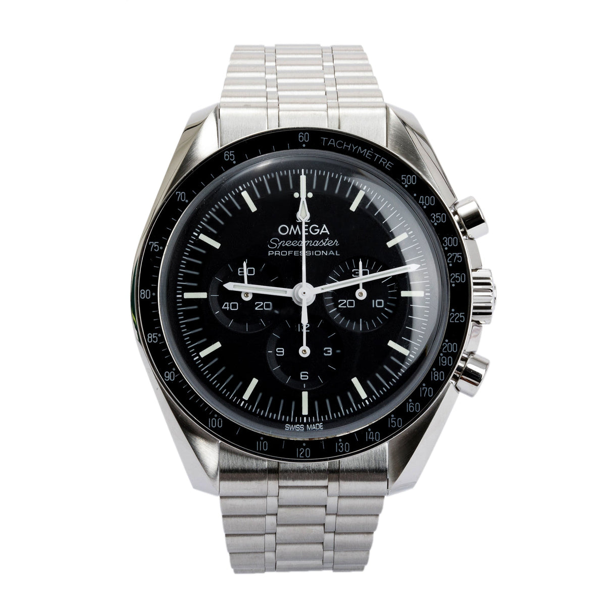 Omega Stainless Steel Speedmaster Moonwatch Professional Co-Axial Mast ...