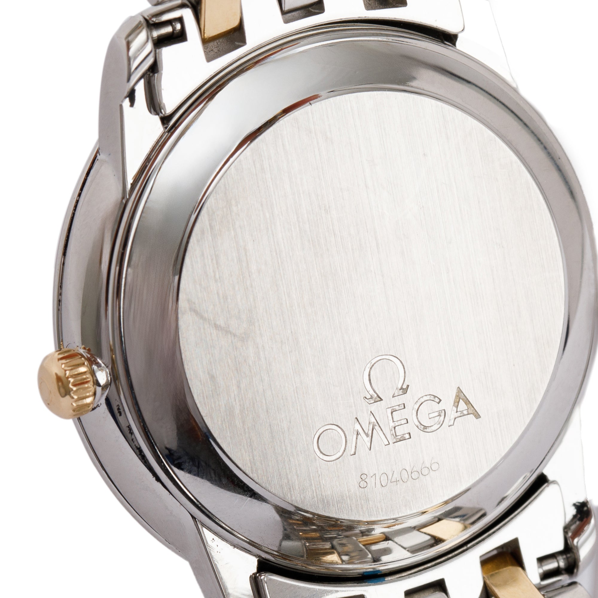 Omega Two-Tone De Ville Prestige Co-Axial Automatic Watch w/ Box & Pap ...