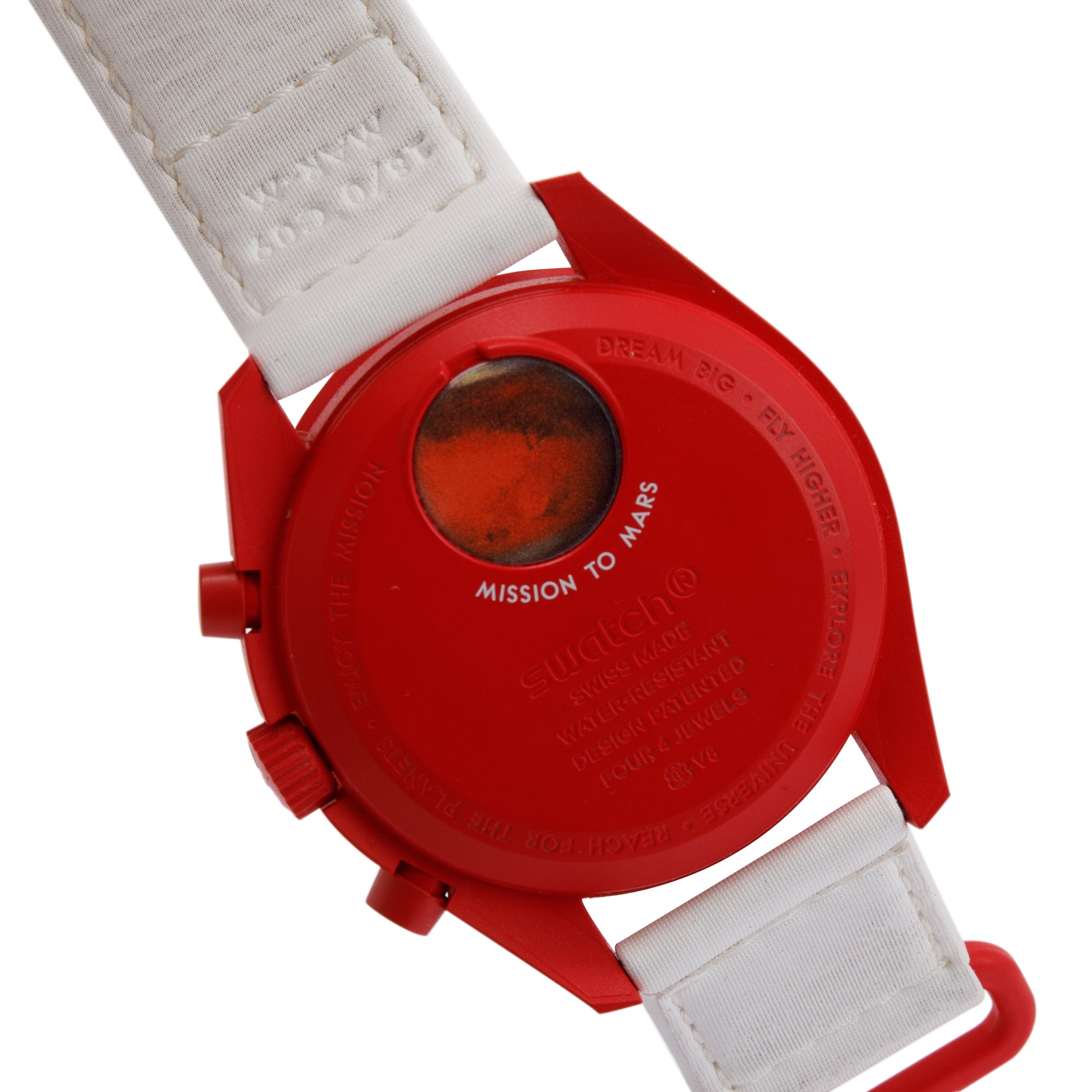 Omega X Swatch 2023 Bioceramic Mission to Mars MoonSwatch w/ Box & Pap ...