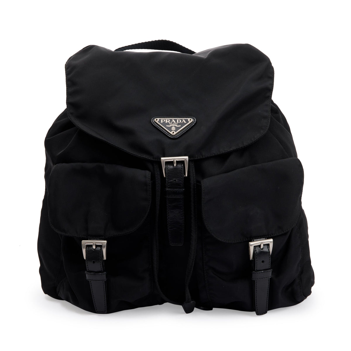 Prada Tessuto Nylon Drawstring Backpack – OLIVER'S