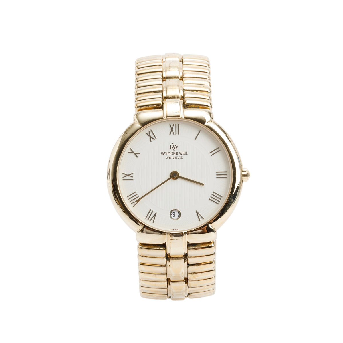 Raymond Weil 18k Gold Electroplated Stainless Steel 33 MM Classic Quar ...