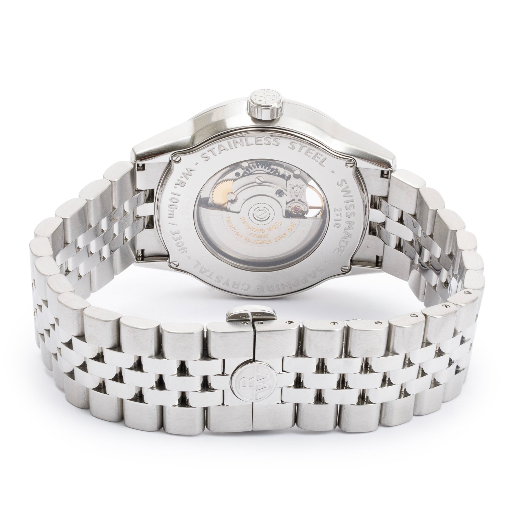 Raymond Weil Stainless Steel Freelancer 42 MM Automatic Watch – OLIVER'S