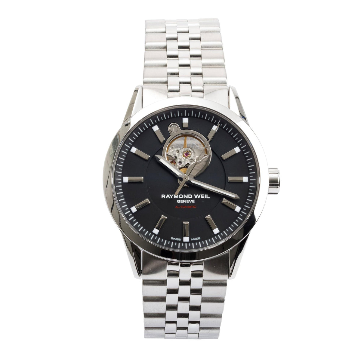 Raymond Weil Stainless Steel Freelancer 42 MM Automatic Watch – OLIVER'S
