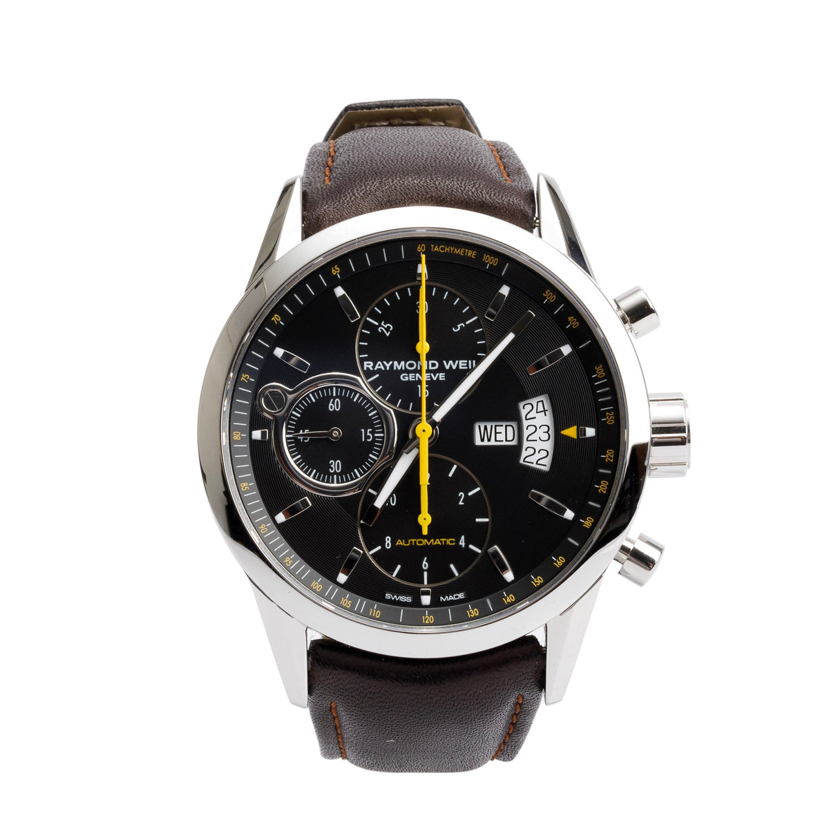 Raymond Weil Stainless Steel Freelancer 42 MM Chronograph Automatic Wa ...