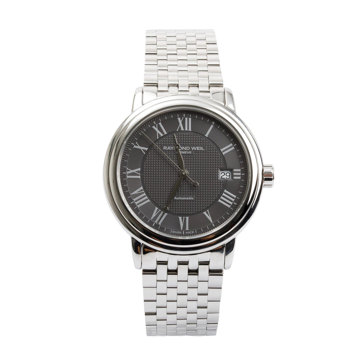 Raymond Weil Stainless Steel Maestro 39.5 MM Automatic Watch w/ Box ...