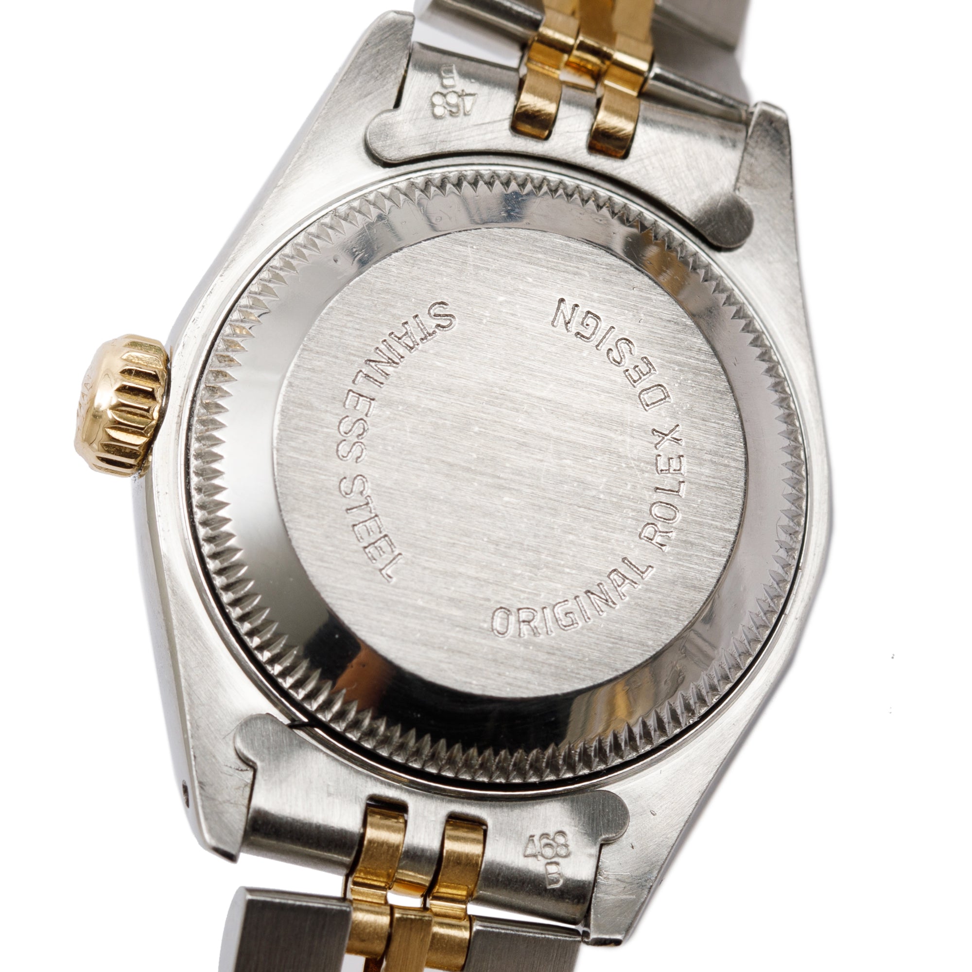 Rolex Stainless Steel & 18k Yellow Gold Datejust 26 mm Watch – OLIVER'S