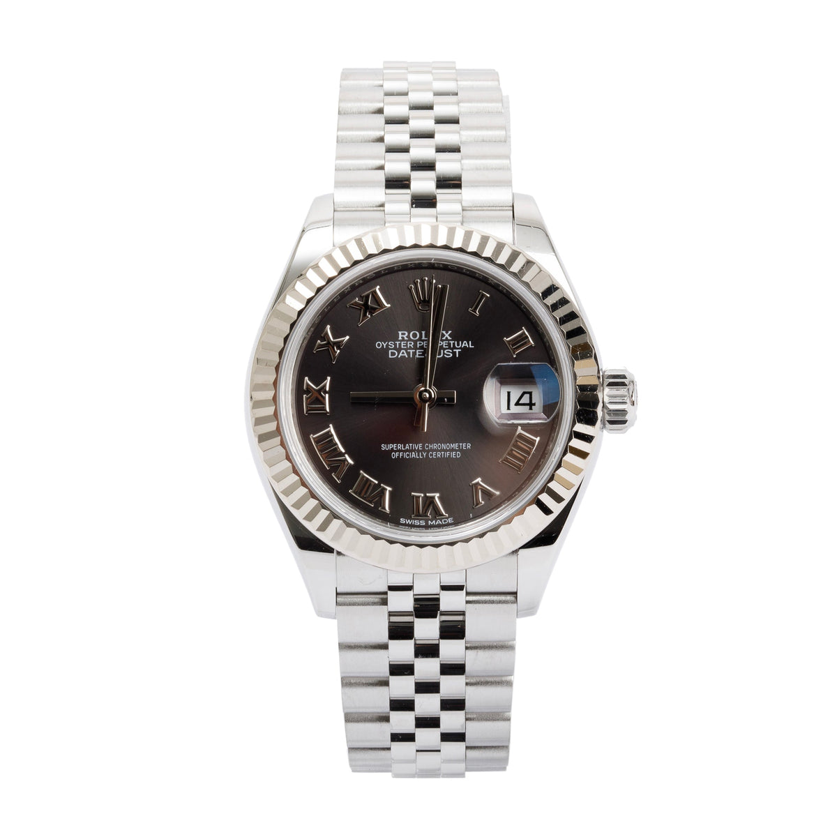 Rolex Stainless Steel Lady-Datejust 28 MM Watch w/ Box & Papers ...