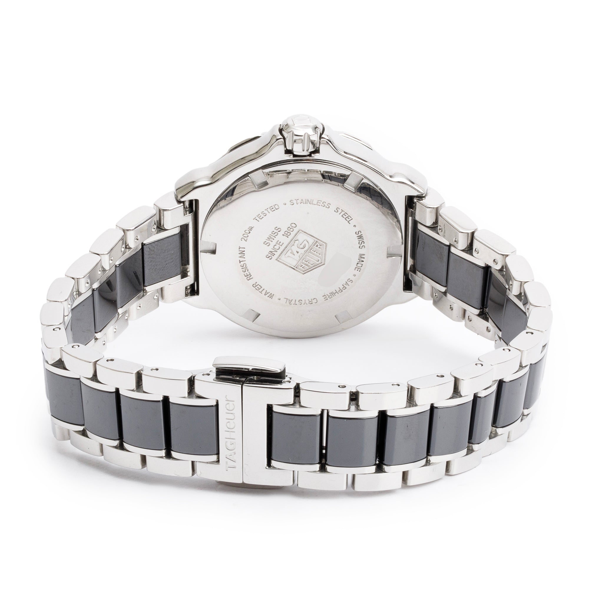 Tag Heuer Stainless Steel & Black Ceramic Formula 1 37 MM Watch WAH121 ...