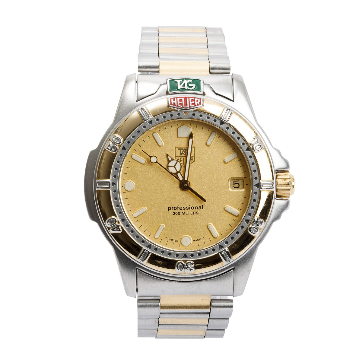 Tag Heuer Two-Tone 4000 Series Professional Watch w/ Box – OLIVER'S