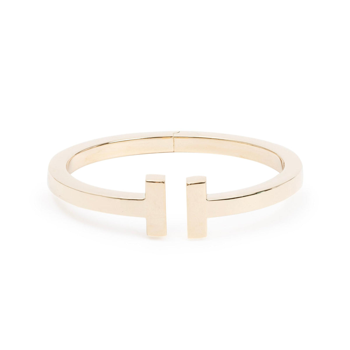 Tiffany & Co. 18k Yellow Gold T Square Bracelet w/ Box – OLIVER'S