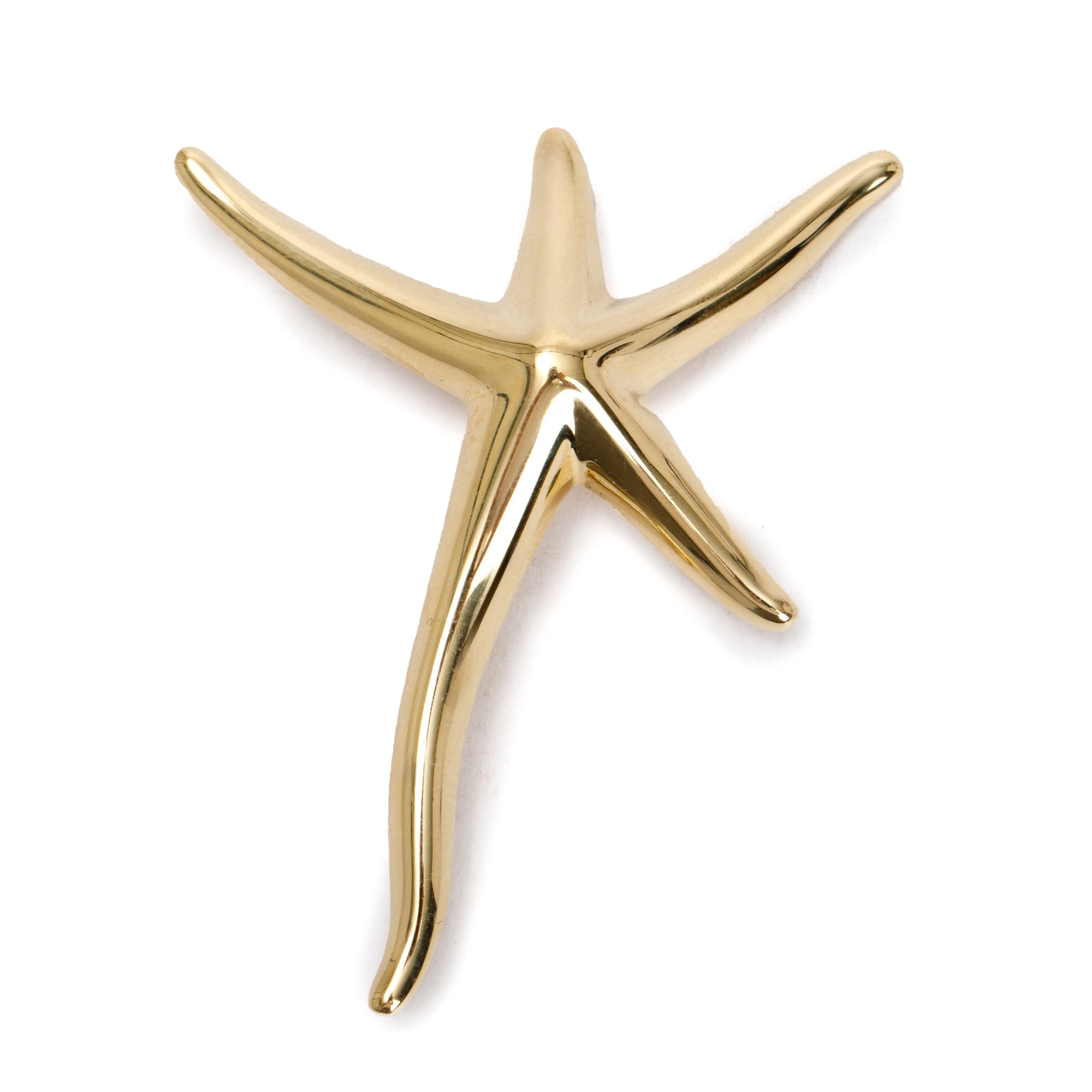 Tiffany & Co. Elsa Peretti 18k Yellow Gold Large Starfish Brooch – OLIVER'S