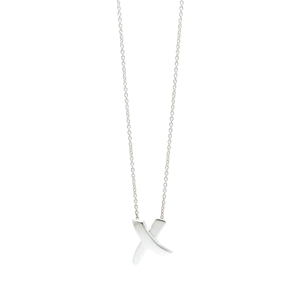 Tiffany & Co. Paloma Picasso Graffiti Small X Pendant Necklace – OLIVER'S
