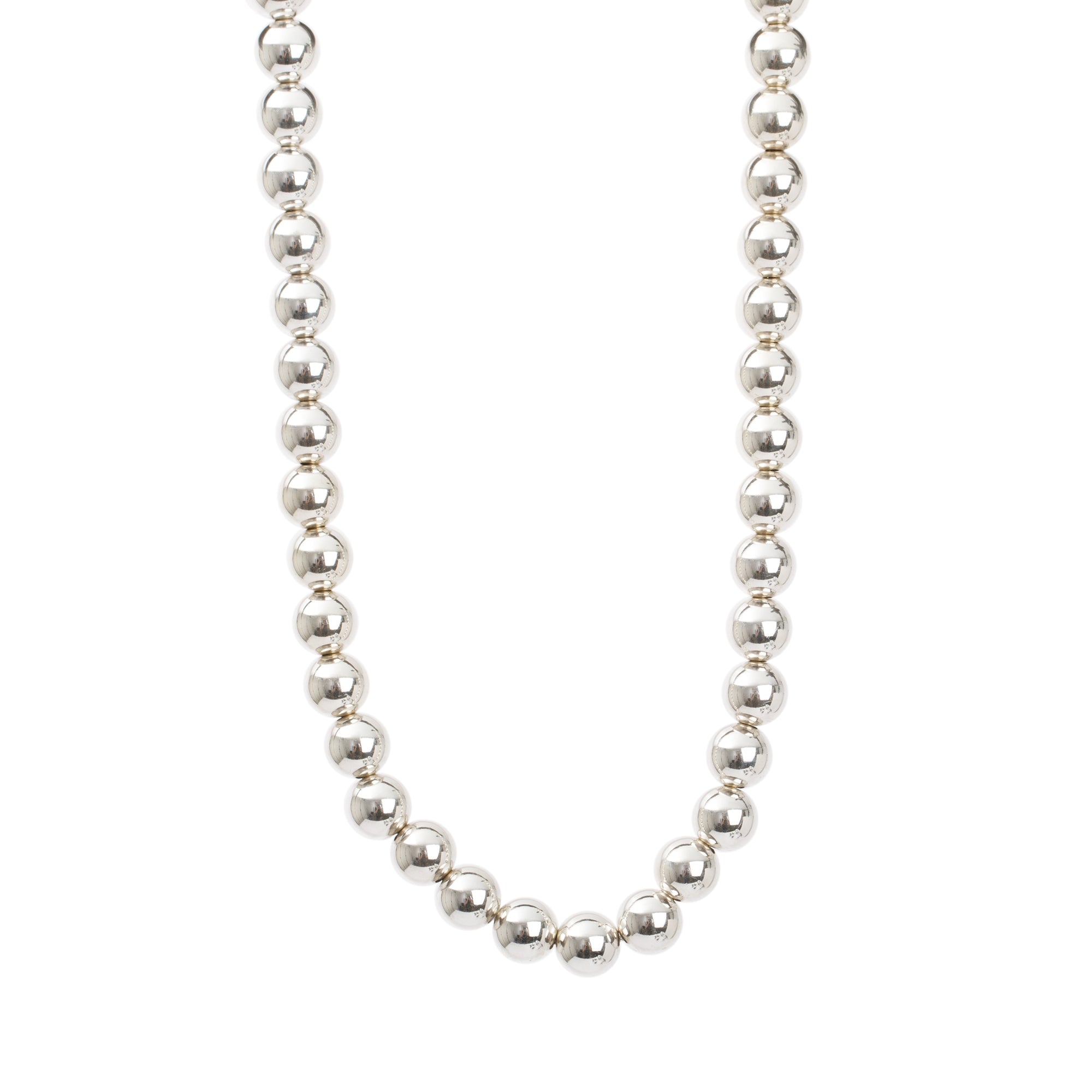 Tiffany & Co. Sterling Silver 10 MM HardWear Ball Necklace – OLIVER'S