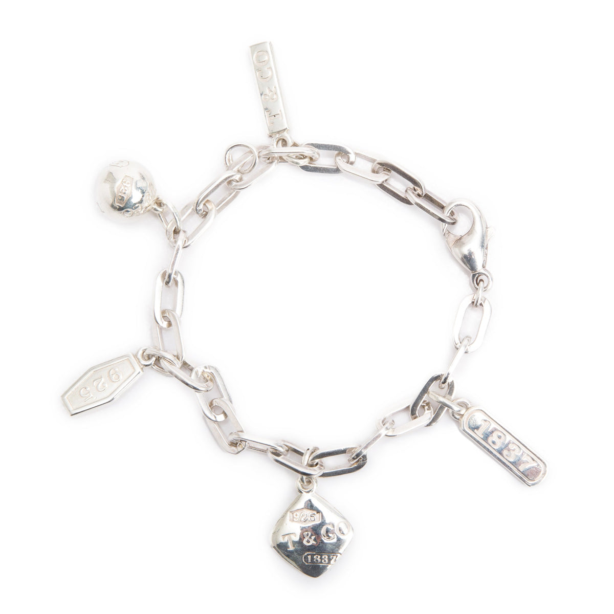 Tiffany & Co. Sterling Silver 1837 Elements Charm Bracelet – OLIVER'S