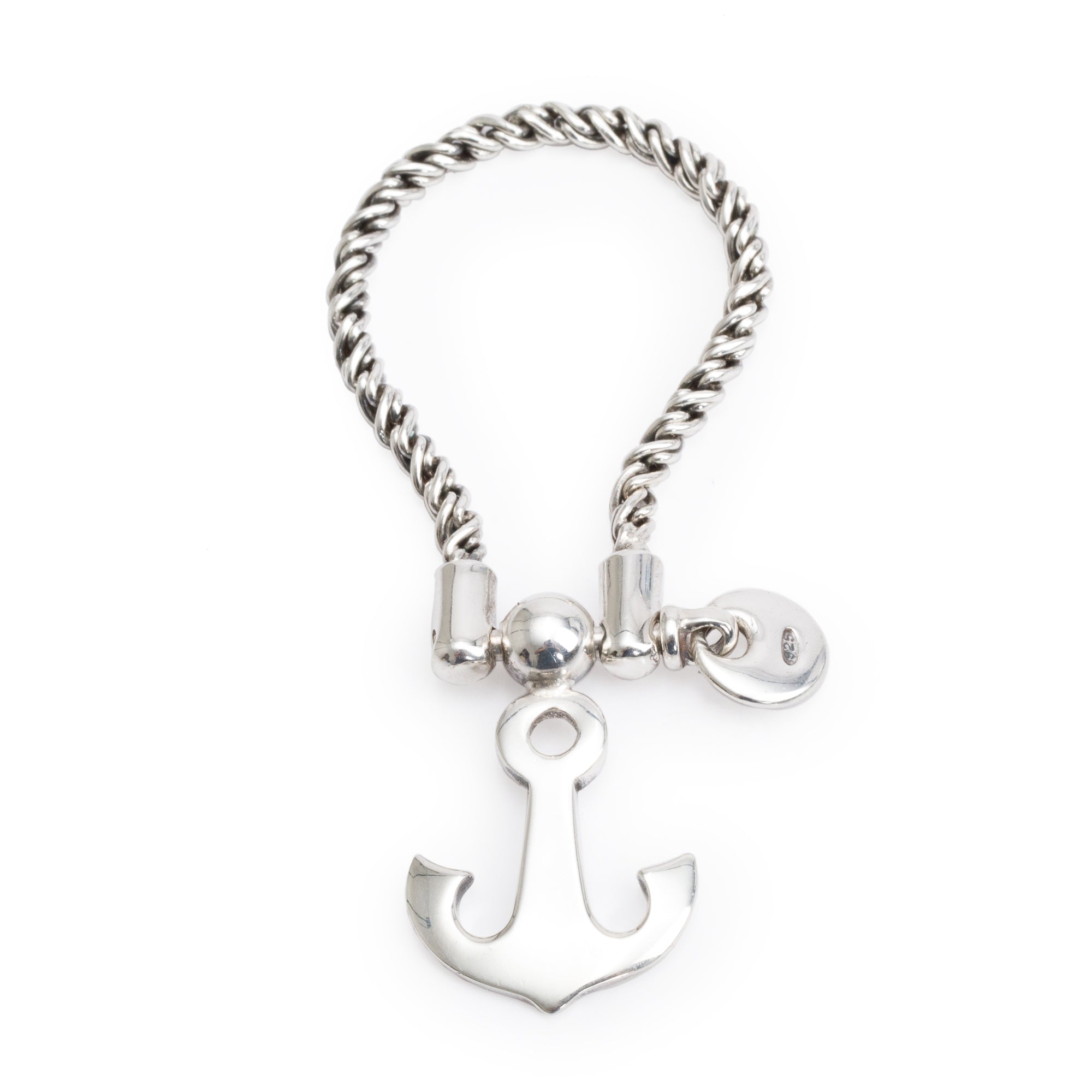 Tiffany & Co. Sterling Silver Anchor Key Ring – Oliver Jewellery