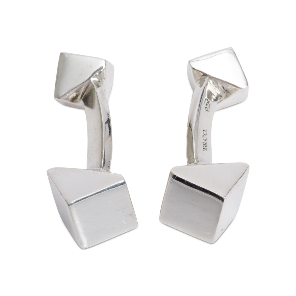 Tiffany & Co. Sterling Silver Cube Cufflinks – OLIVER'S