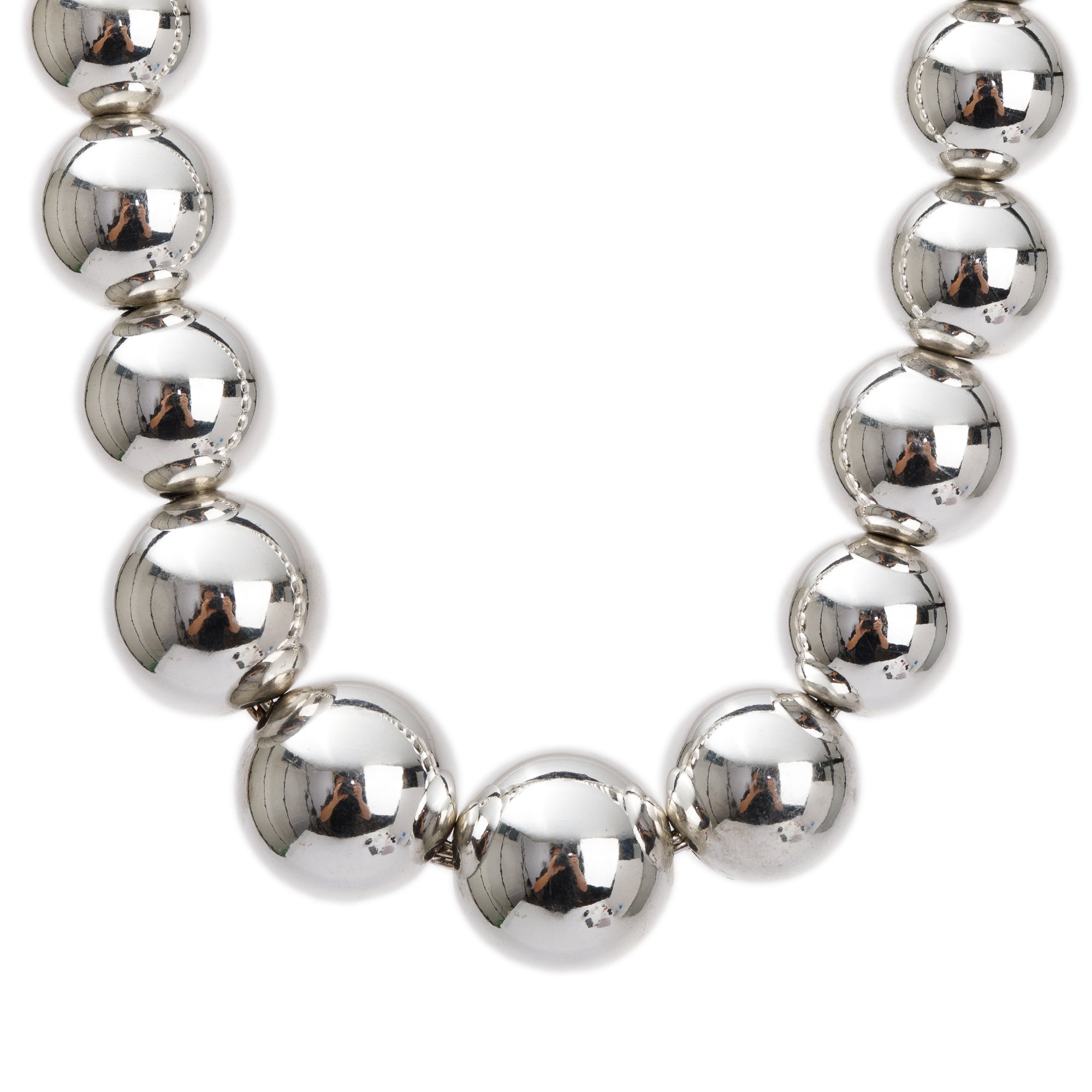 Tiffany & Co. Sterling Silver HardWear Graduated Ball Necklace – OLIVER'S