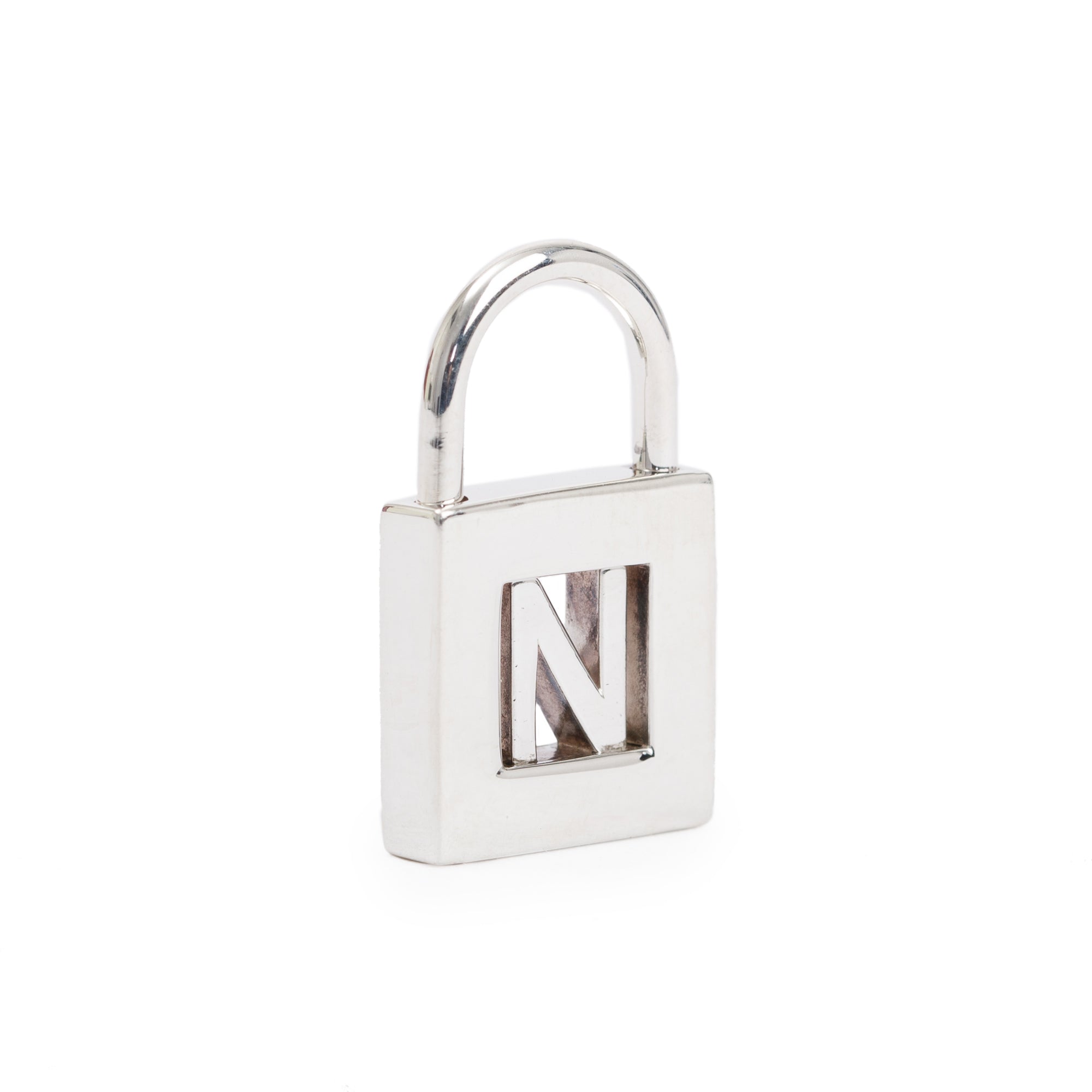 Tiffany & Co. Sterling Silver Letter 'N' Lock Charm – OLIVER'S