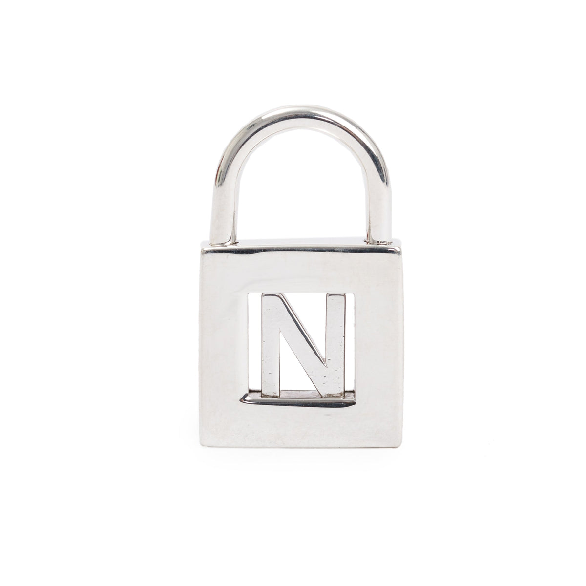 Tiffany & Co. Sterling Silver Letter 'N' Lock Charm – OLIVER'S