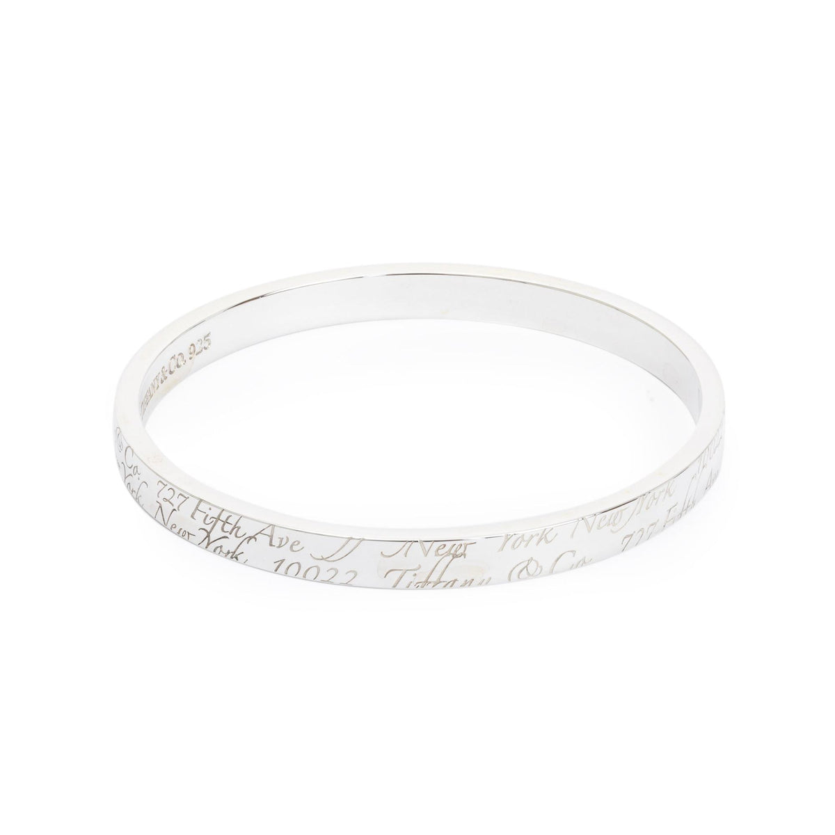 Tiffany & Co. Sterling Silver Notes Bangle Bracelet – OLIVER'S