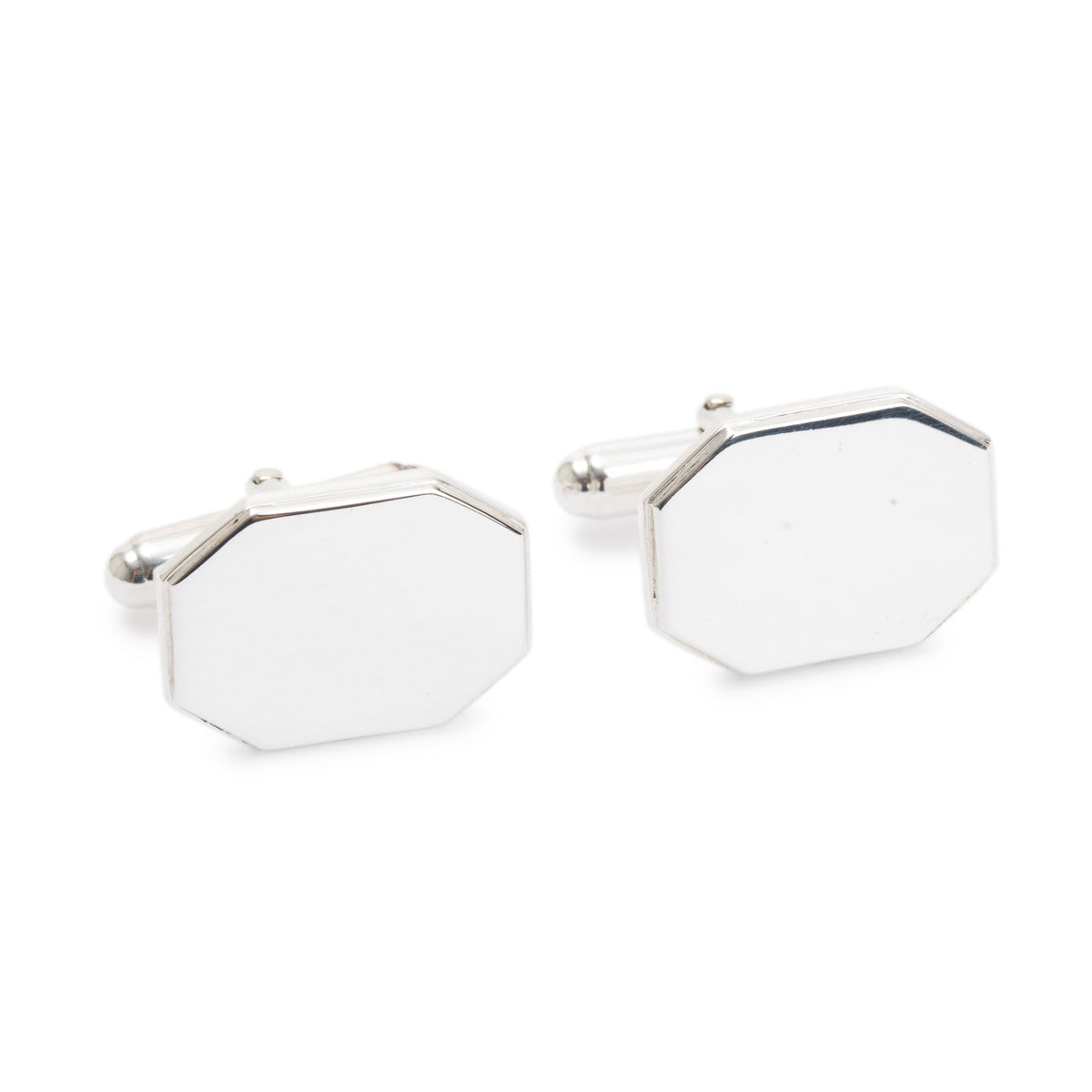 Tiffany & Co. Sterling Silver Octagonal Cufflinks – Oliver Jewellery