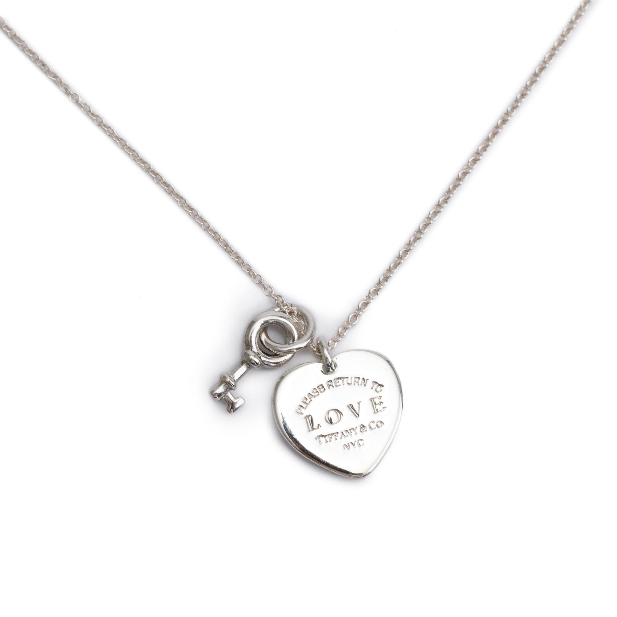 tiffany medium heart tag necklace