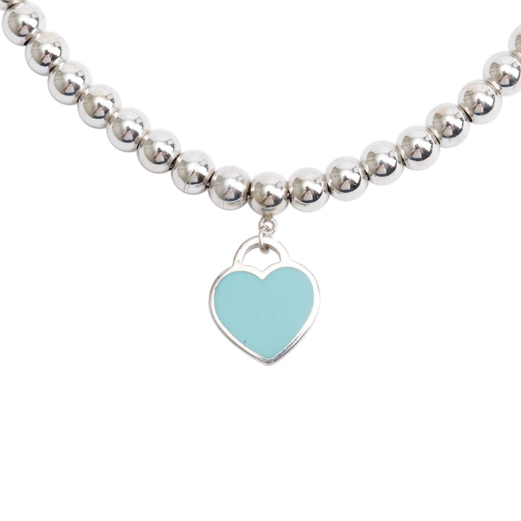 Tiffany & Co. Sterling Silver Return to Tiffany Mini Heart Tag 4 MM Be ...