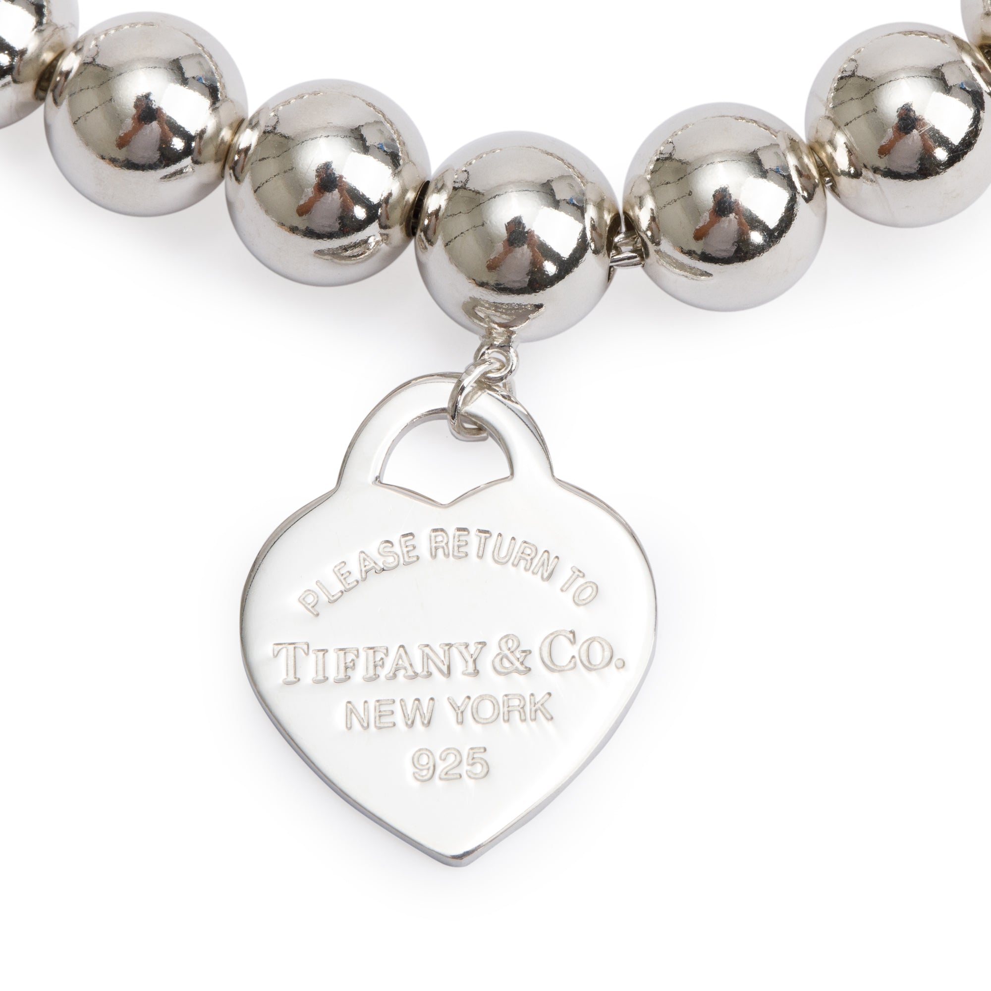 Tiffany & Co. Sterling Silver Return to Tiffany Small Heart Tag 8 MM B ...