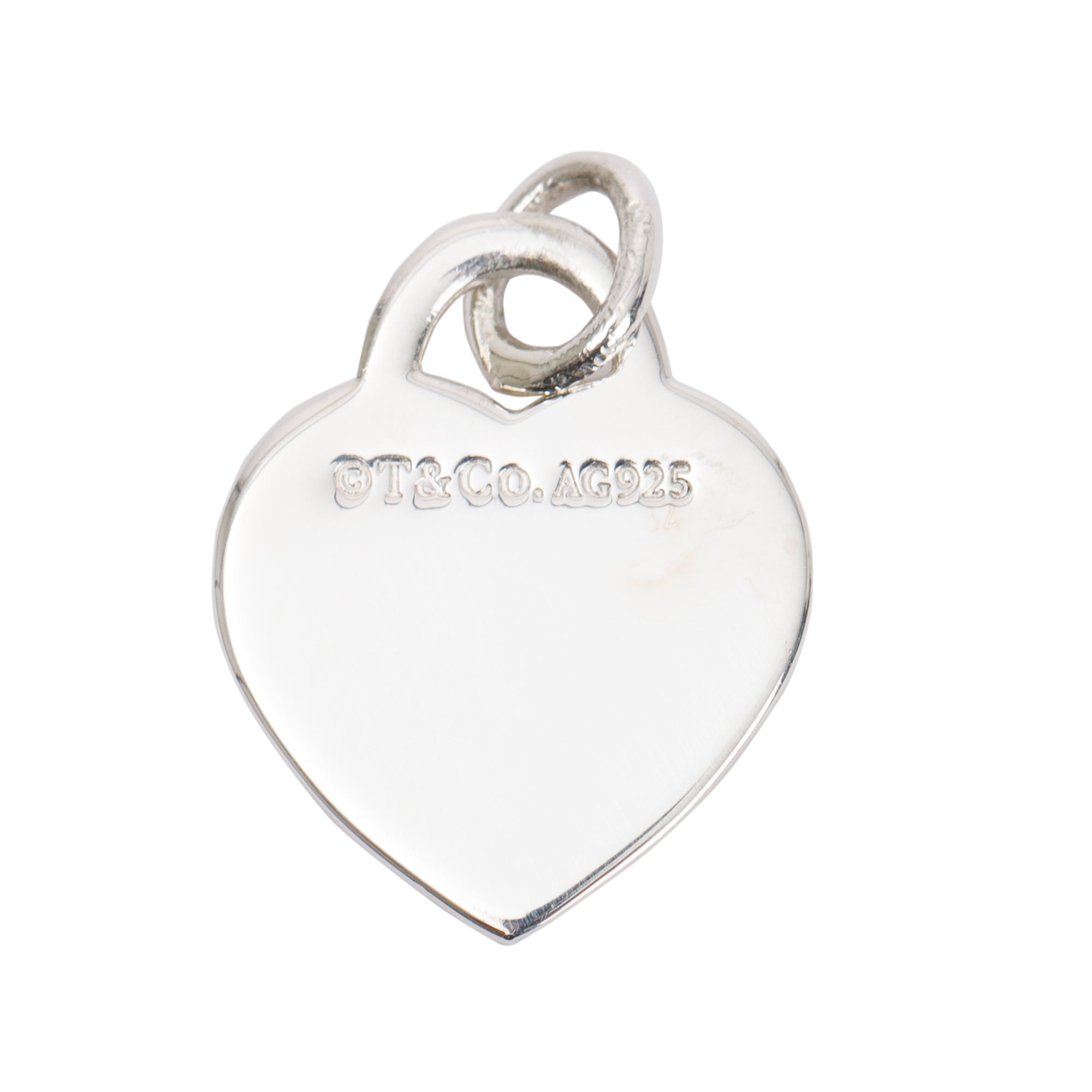Tiffany & Co. Sterling Silver Return to Tiffany Small Heart Tag Charm ...