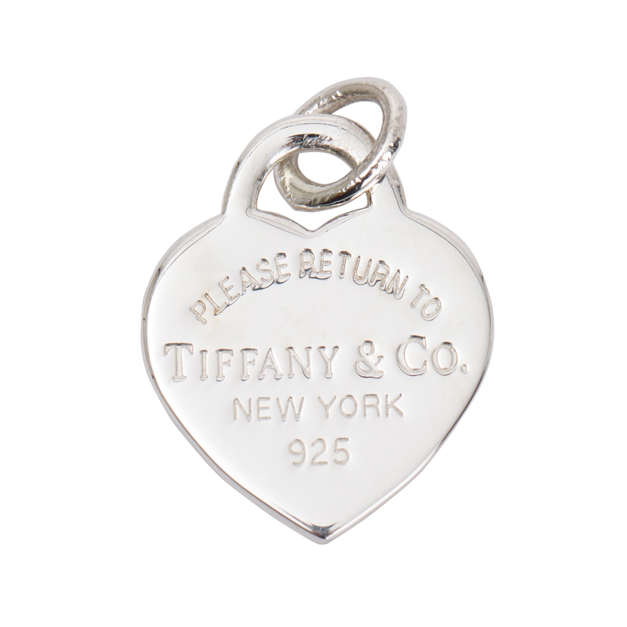 Tiffany & Co. Sterling Silver Return to Tiffany Small Heart Tag Charm ...