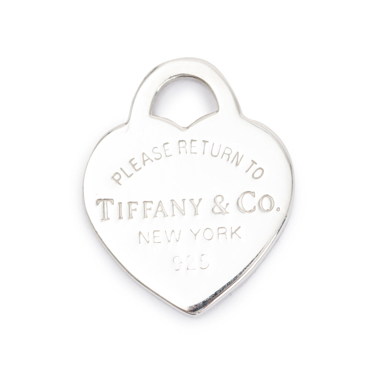 Tiffany & Co. Sterling Silver Return to Tiffany Small Heart Tag Charm ...