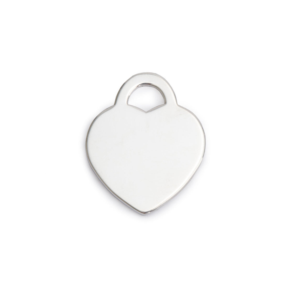 Tiffany & Co. Sterling Silver Small Heart Tag Charm – OLIVER'S
