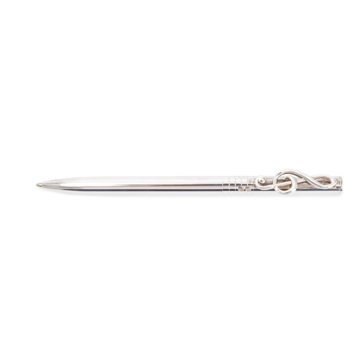 Tiffany & Co. Sterling Silver Treble Clef Ballpoint Pen w/ Box – OLIVER'S