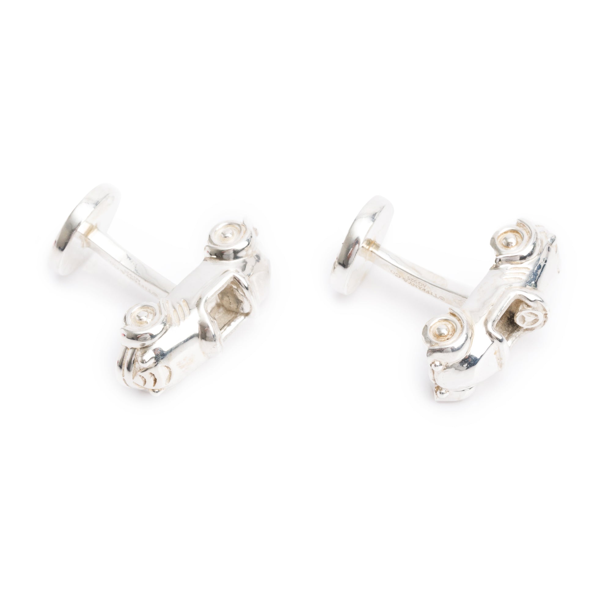 Tiffany & Co. Sterling Silver Vintage Race Car Cufflinks – Oliver Jewellery