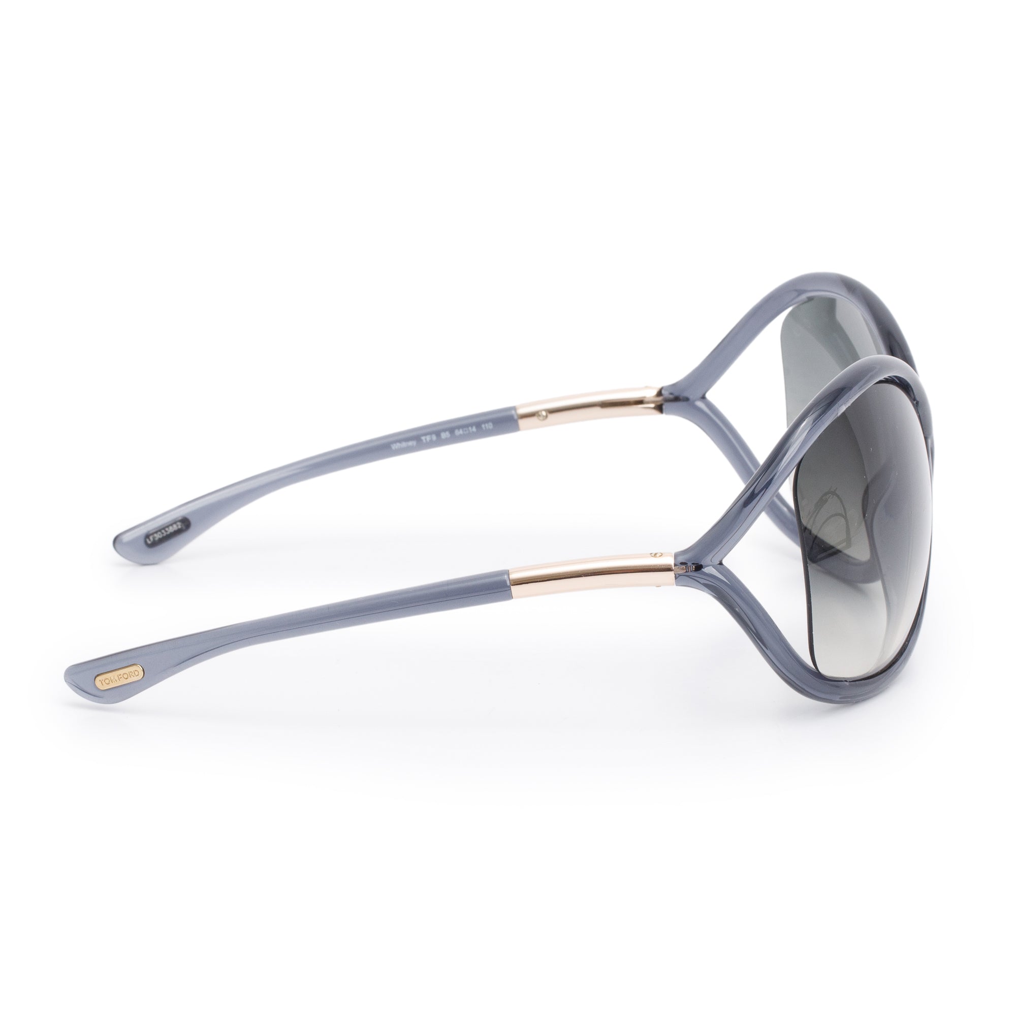 Tom Ford TF9 Grey Acetate Whitney Cat-Eye Sunglasses – OLIVER'S