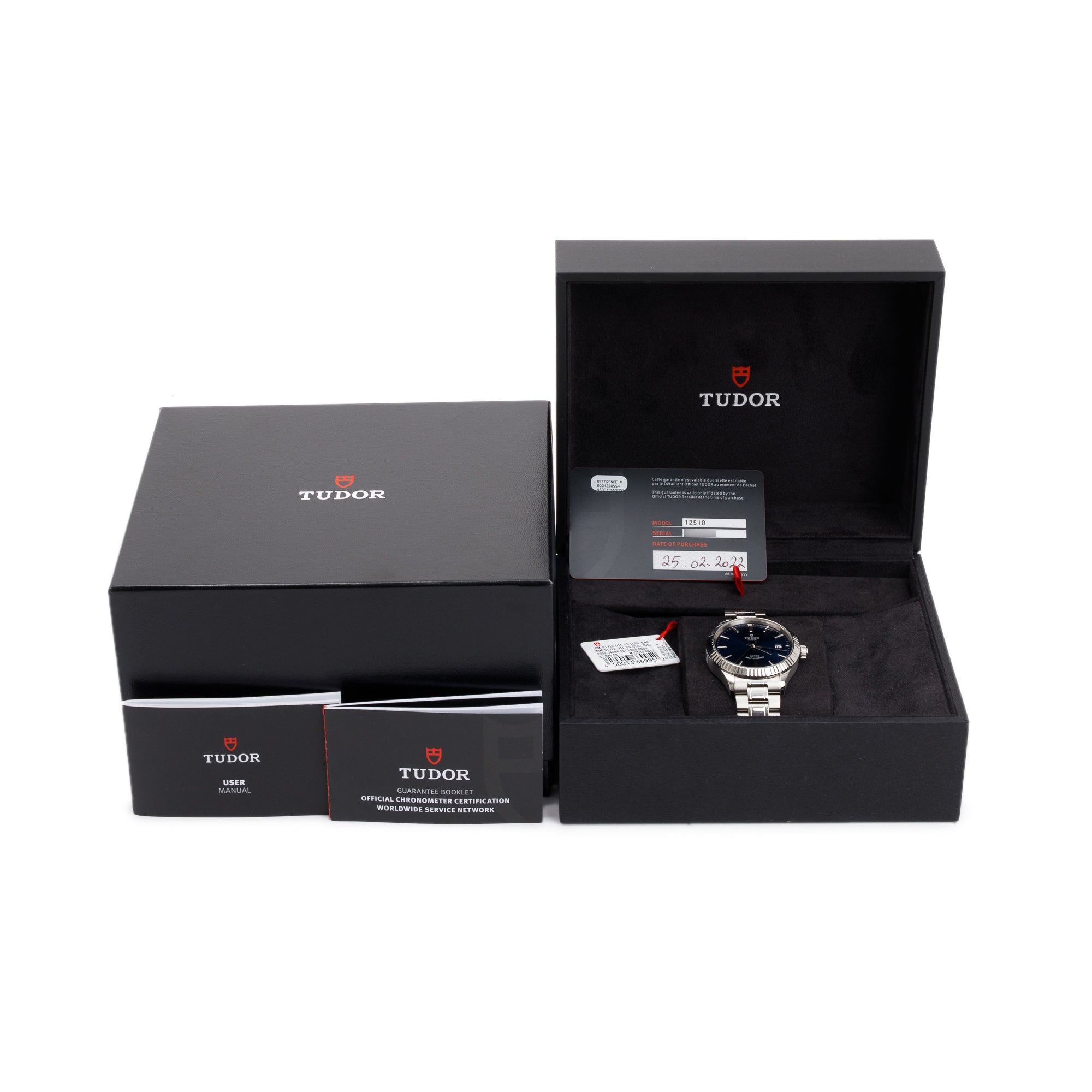 Tudor Stainless Steel Style 38 MM Automatic Watch w/ Box & Papers ...